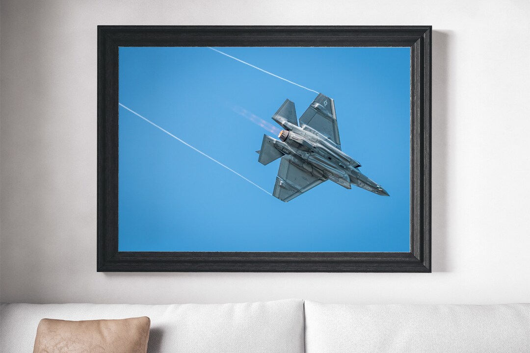 Afterburner – F-35 Jet Photographic Print - Aviation Wall Art - Etsy
