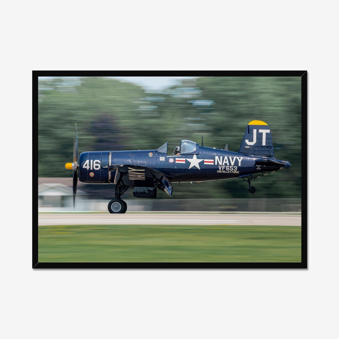 Vaught F4U Corsair - Aviation Wall Art - Warbird Photographic Print - Etsy