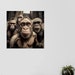 The 4 Monkeys 4k Digital Art Instant Download Printable Home Decor ...