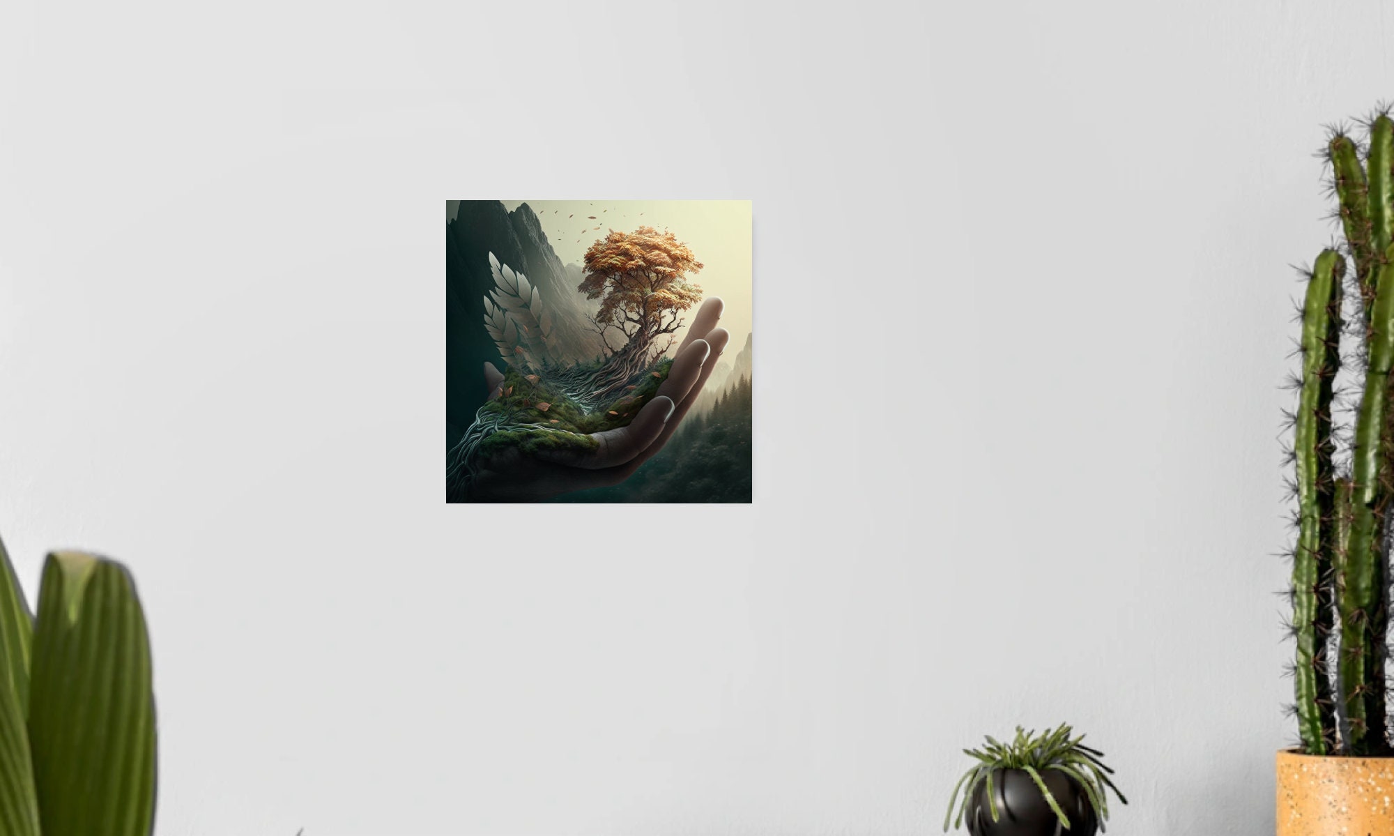 The Hand of Life 4k Digital Art Instant Download Printable Home Decor ...