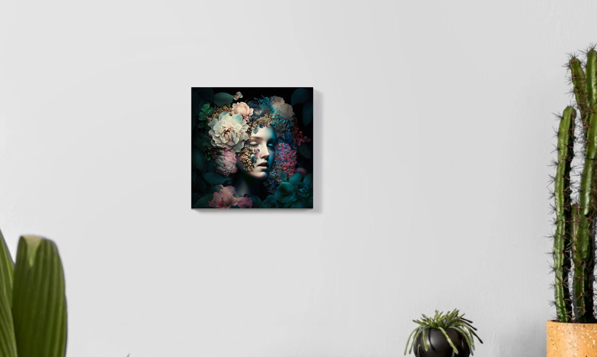 The Human Flower 4k Digital Art Instant Download Printable Home Decor ...