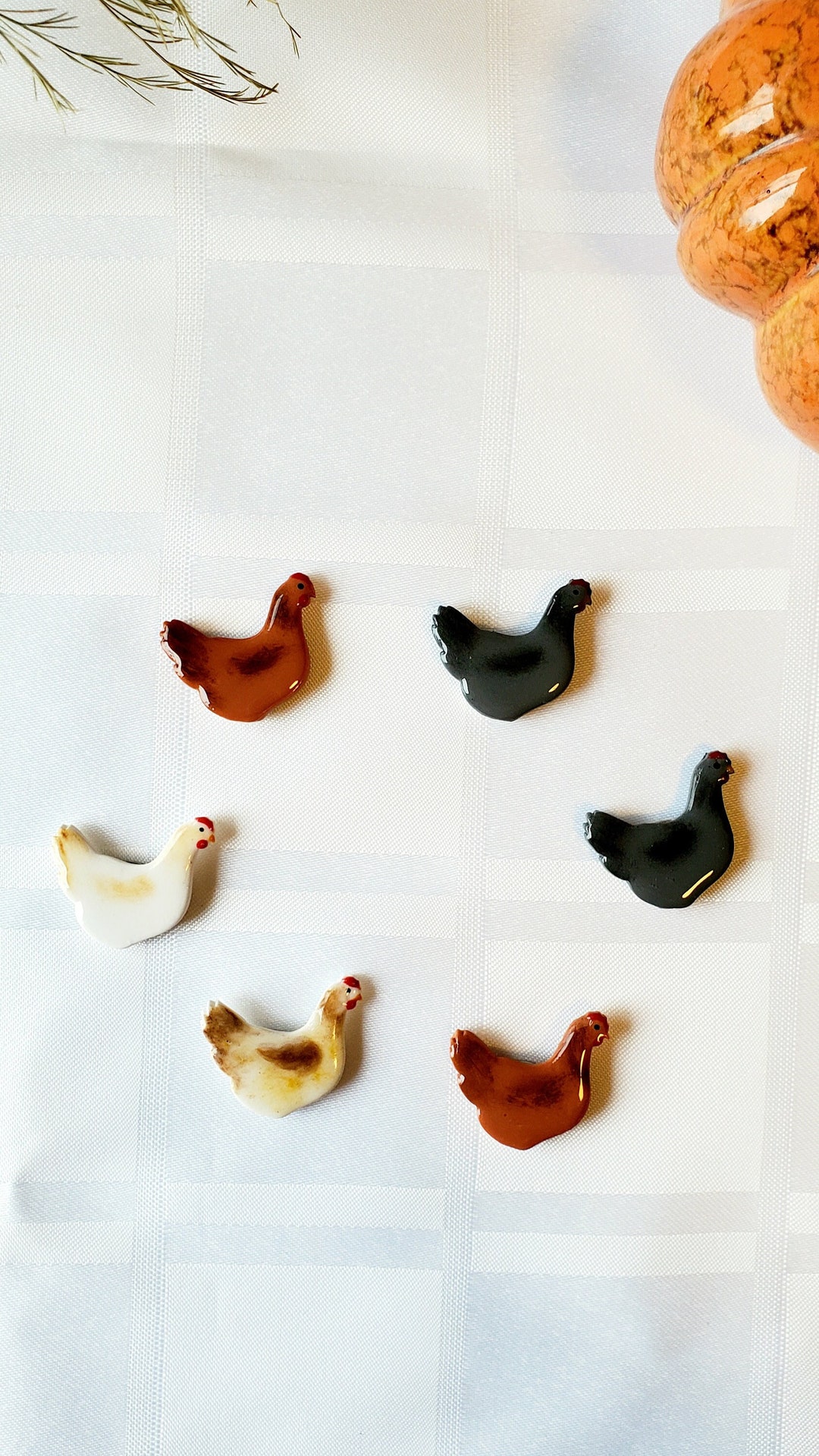 Chicken Magnets || Handmade Polymer Clay - Etsy