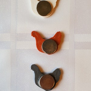 Chicken Magnets || Handmade Polymer Clay - Etsy