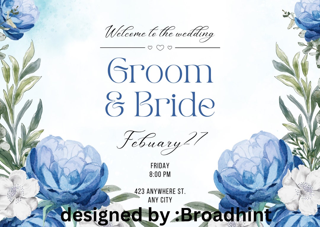 Instant Download Able Format of Digital Wedding Card Digital - Etsy