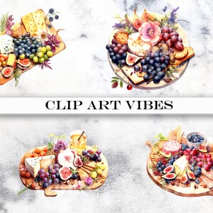 15 PNG French Food Clipart Bundle, Chartuterie Clip Art PNG Bundle With ...