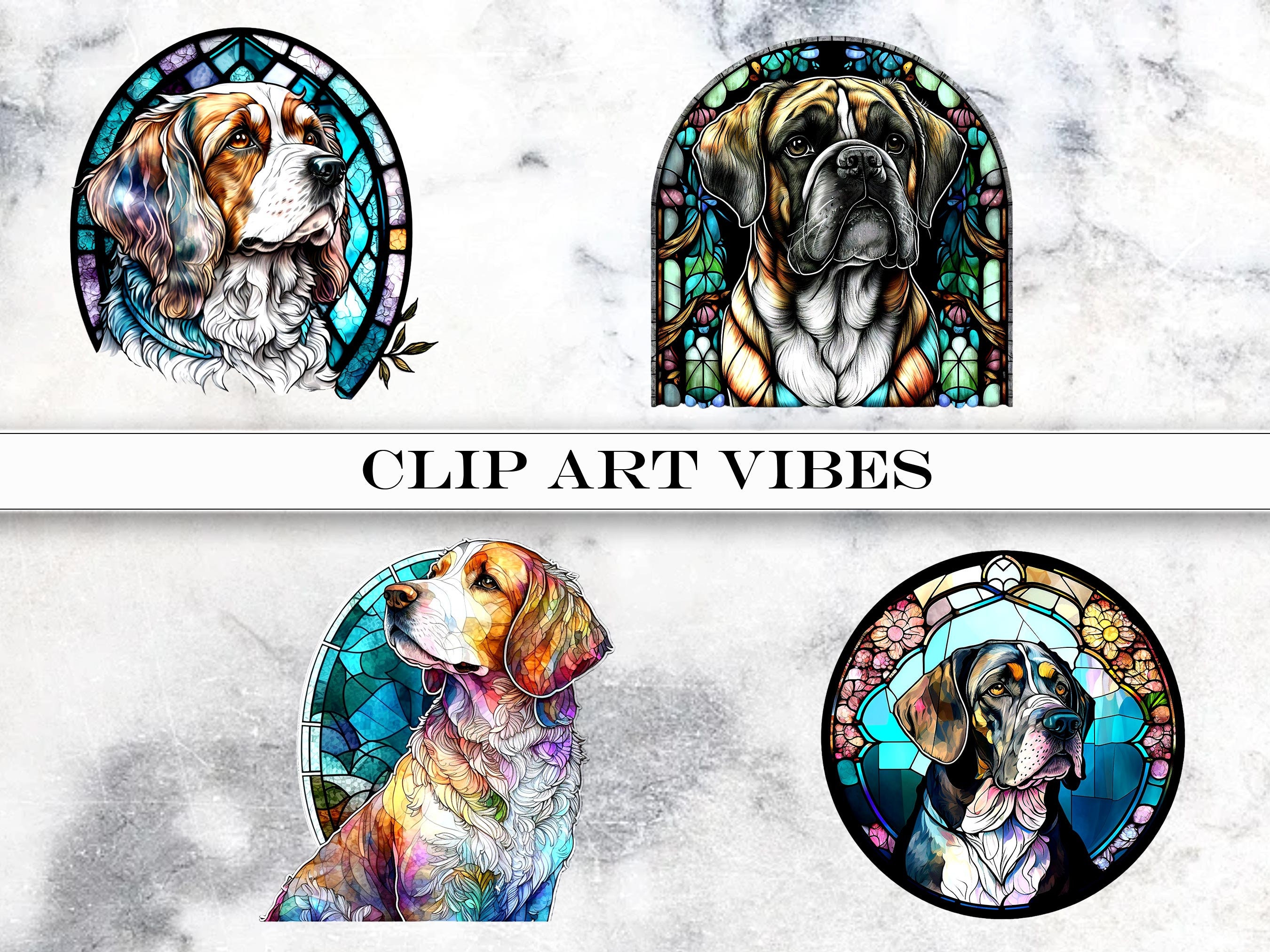 Dog Clipart Fantasy and Mystical Clipart Bundle Dog PNG Dog - Etsy