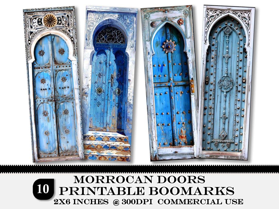 Morocco Printable, Marrakesh Printable PNG Bundle, Moroccan Art ...