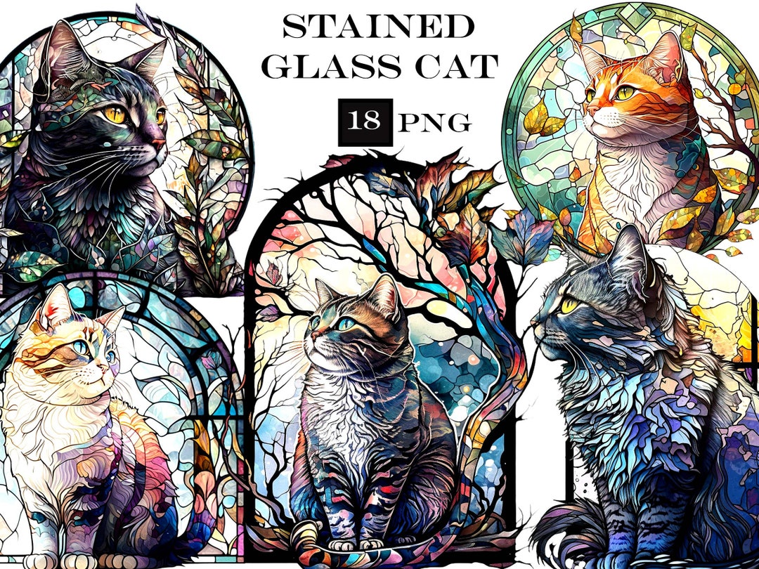 Cat Clipart Fantasy and Mystical Clipart Bundle Cat PNG Cat SVG ...