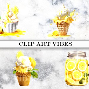 30 PNG Lemon Clipart Bundle Summer Clip Art Bundle Lemon SVG - Etsy