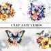 Watercolor Butterfly Clipart Bundle Butterfly PNG Colorful - Etsy