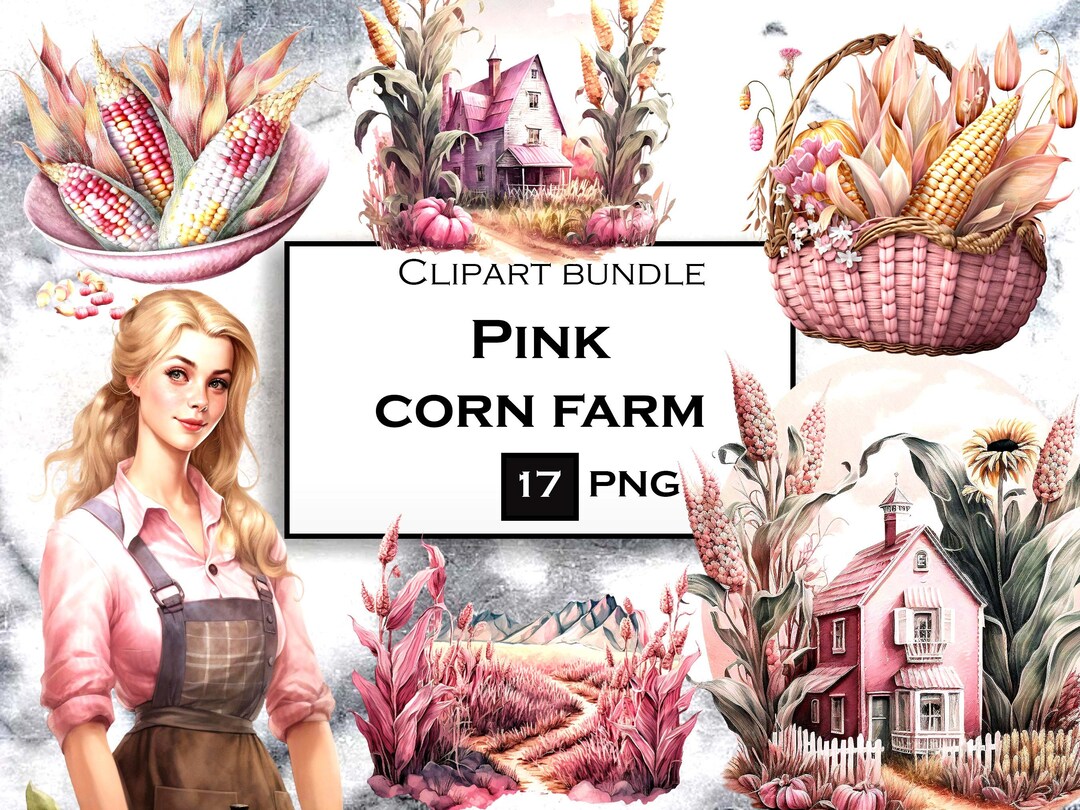 Farmhouse Clipart Bundle Summer Clipart Farmhouse SVG - Etsy