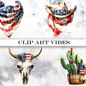 28 PNG American Cowboy Clipart Bundle, Southwest Clip Art PNG Bundle ...