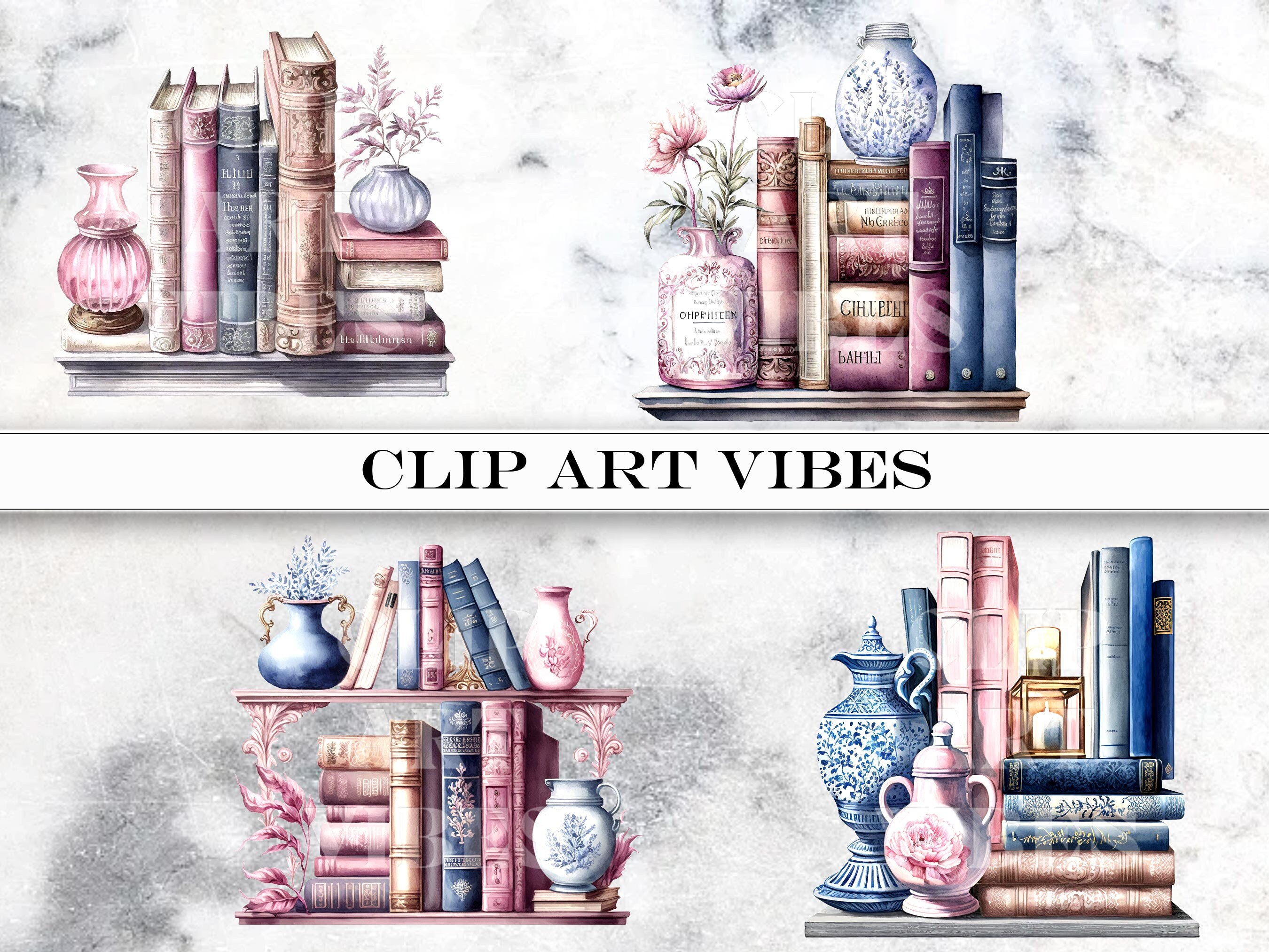 13 PNG Book Clipart Bundle, Reading Clipart PNG Bundle, Bookworm Clip ...