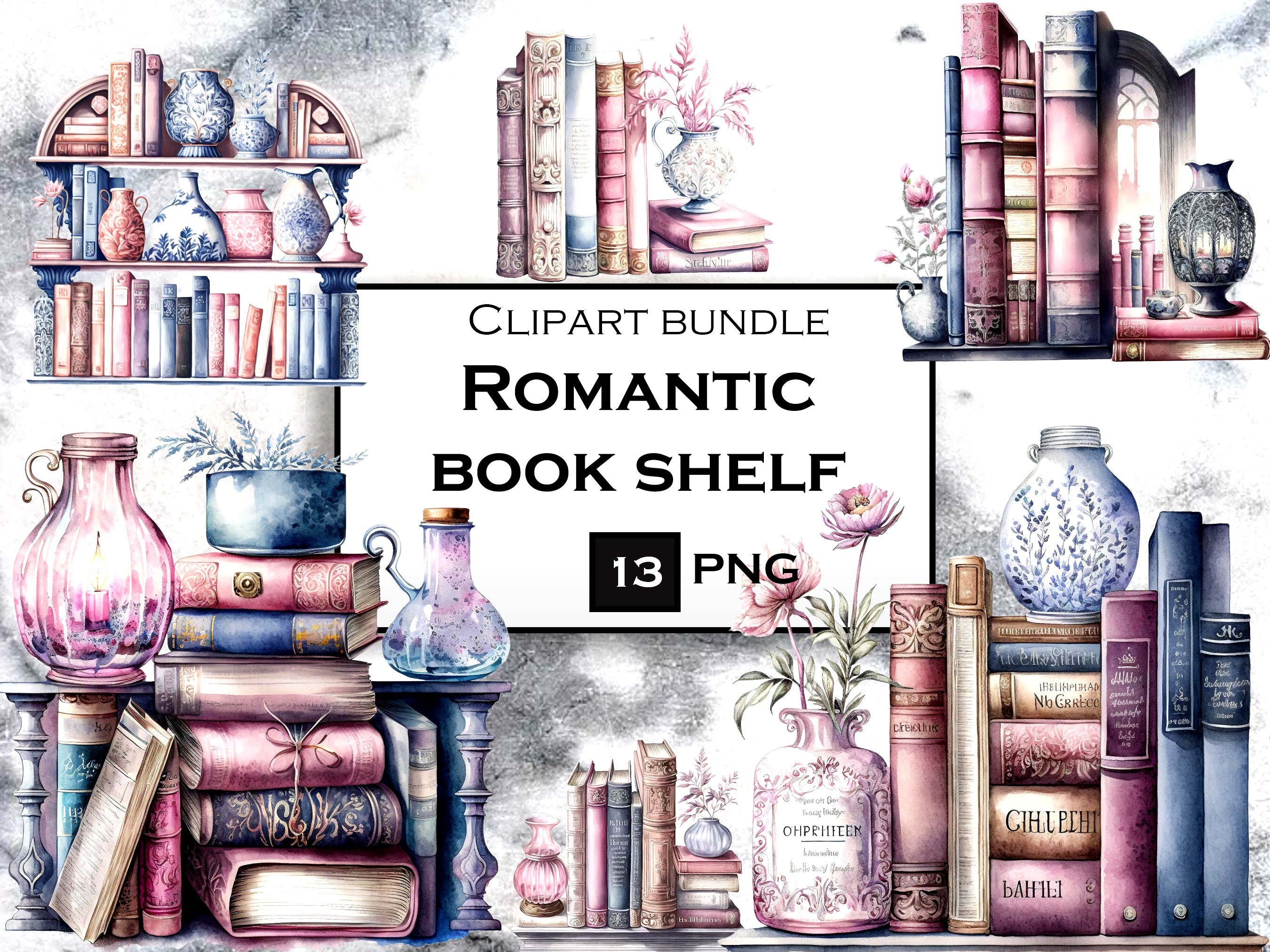 13 PNG Book Clipart Bundle Reading Clipart PNG Bundle - Etsy