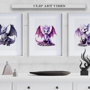 17 PNG Dragon Clipart Bundle Fantasy Clip Art PNG Bundle - Etsy