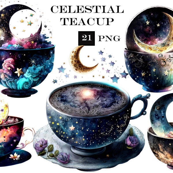 Celestial Clipart - Etsy