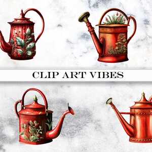 13 PNG Garden Clipart Bundle Watercolor Watering Can PNG Clip - Etsy