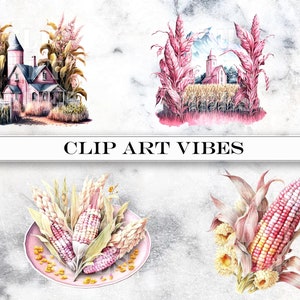 Farmhouse Clipart Bundle, Summer Clipart, Farmhouse SVG, Instant ...