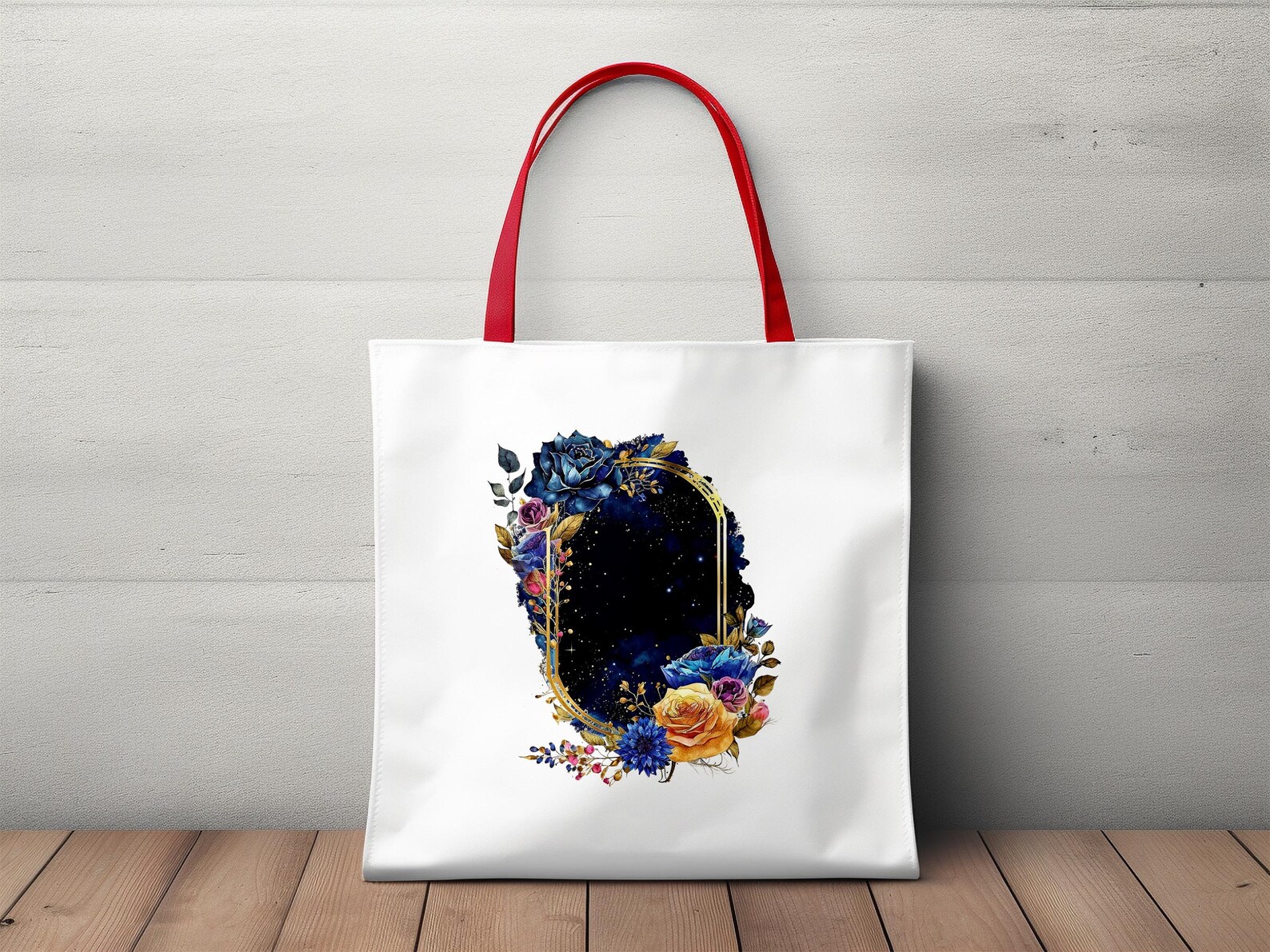 Royal Blue Roses Clipart, Watercolor Floral Frame, Frames Clipart ...