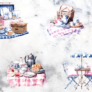 21 PNG Picnic Clipart Bundle, Farmhouse Clip Art PNG Bundle, Summer ...