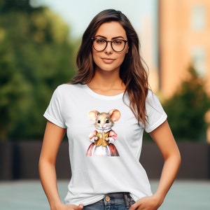 Cute Mouse Clipart Bundle, Library Mouse PNG Clipart Bundle With ...