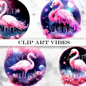 19 PNG Flamingo Clipart Bundle Tropical Clip Art PNG Bundle, Flamingo ...