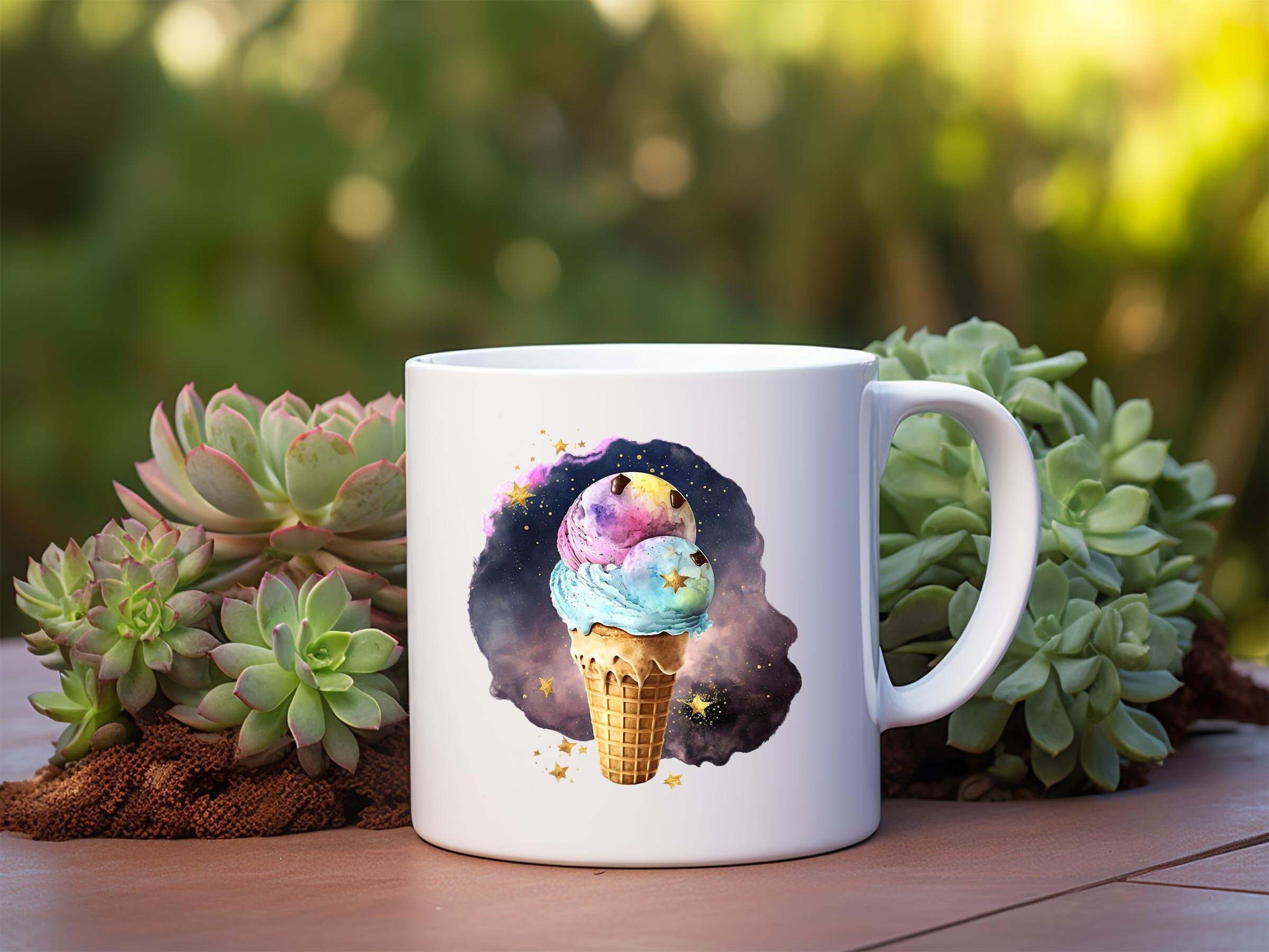 Ice Cream Clip Art, Dessert Clipart, Cake Clipart Commercial Use ...