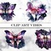 15 PNG Watercolor Butterfly Clipart Bundle, Butterfly SVG, Butterfly ...