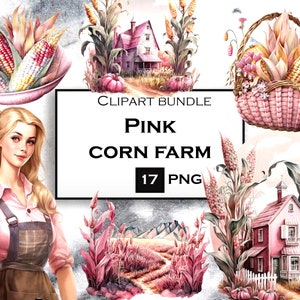 Farmhouse Clipart Bundle, Summer Clipart, Farmhouse SVG, Instant ...