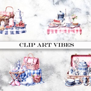 21 PNG Picnic Clipart Bundle Farmhouse Clip Art PNG Bundle - Etsy