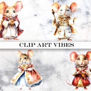 Cute Mouse Clipart Bundle, Library Mouse PNG Clipart Bundle With ...