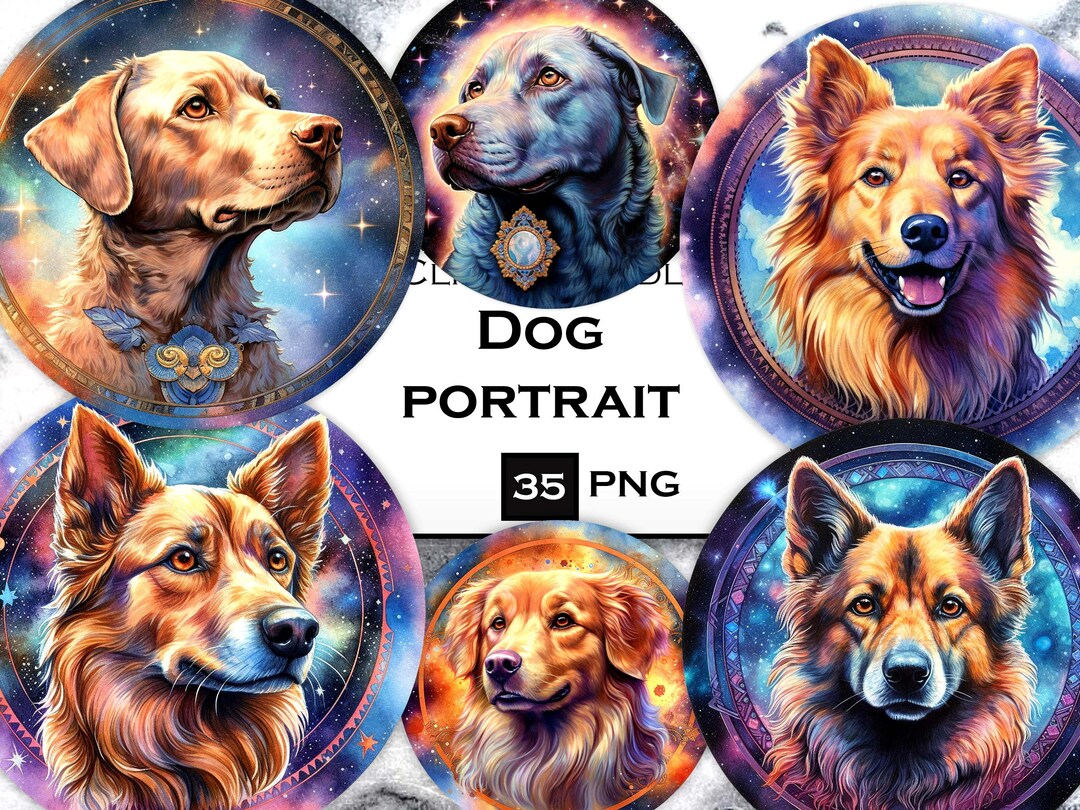 35 PNG Dog Clipart Bundle Dog Breed Clip Art PNG Bundle With - Etsy