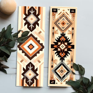 Southwest Printable Bookmarks, Bookmark Yellowstone PNG, Native ...