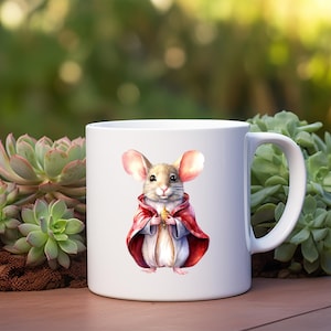 Cute Mouse Clipart Bundle, Library Mouse PNG Clipart Bundle With ...