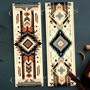 Southwest Printable Bookmarks, Bookmark Yellowstone PNG, Native ...