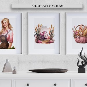 Farmhouse Clipart Bundle Summer Clipart Farmhouse SVG - Etsy