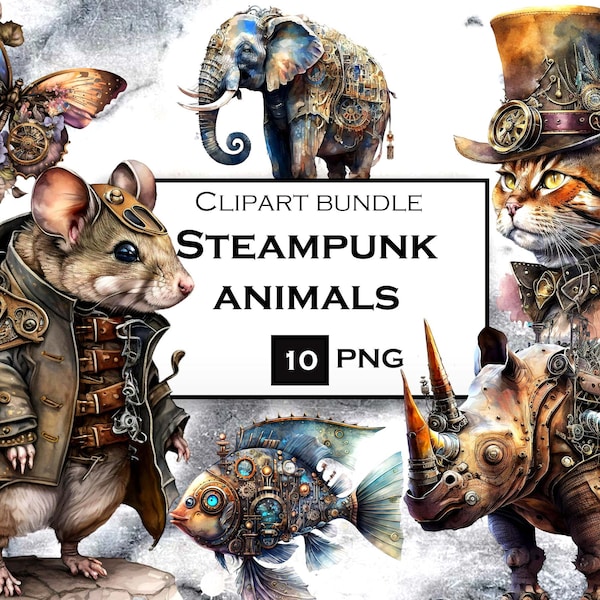 Steampunk Animals - Etsy