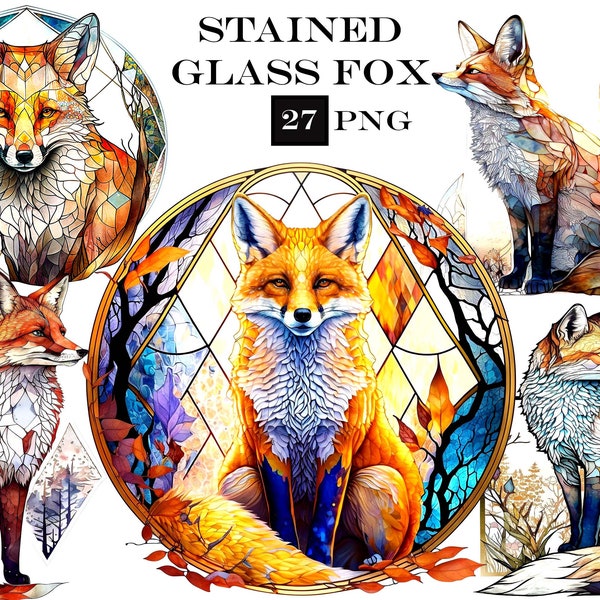 Foxes Clip Art - Etsy
