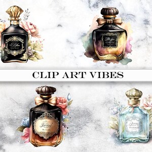 Perfume Bottles Clip Art Watercolor Perfume Clip Art Bundle - Etsy