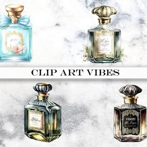 Perfume Bottles Clip Art Watercolor Perfume Clip Art Bundle - Etsy