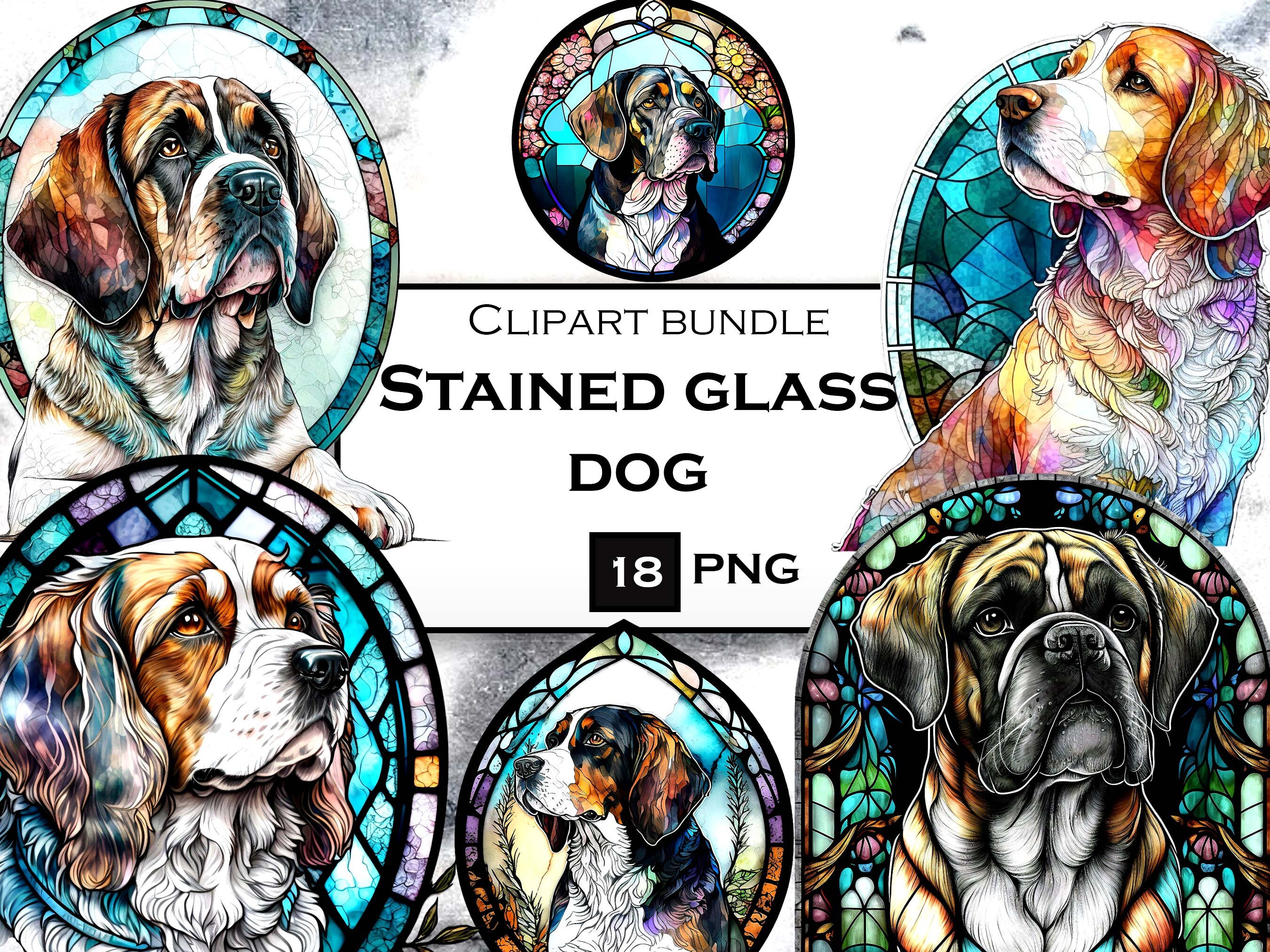 Dog Clipart Fantasy and Mystical Clipart Bundle Dog PNG Dog - Etsy