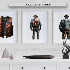 28 PNG American Cowboy Clipart Bundle, Southwest Clip Art PNG Bundle ...