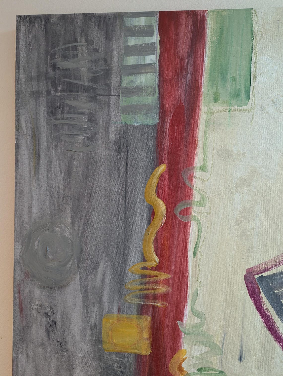 Abstract Art Diptych in Acrylic - Etsy