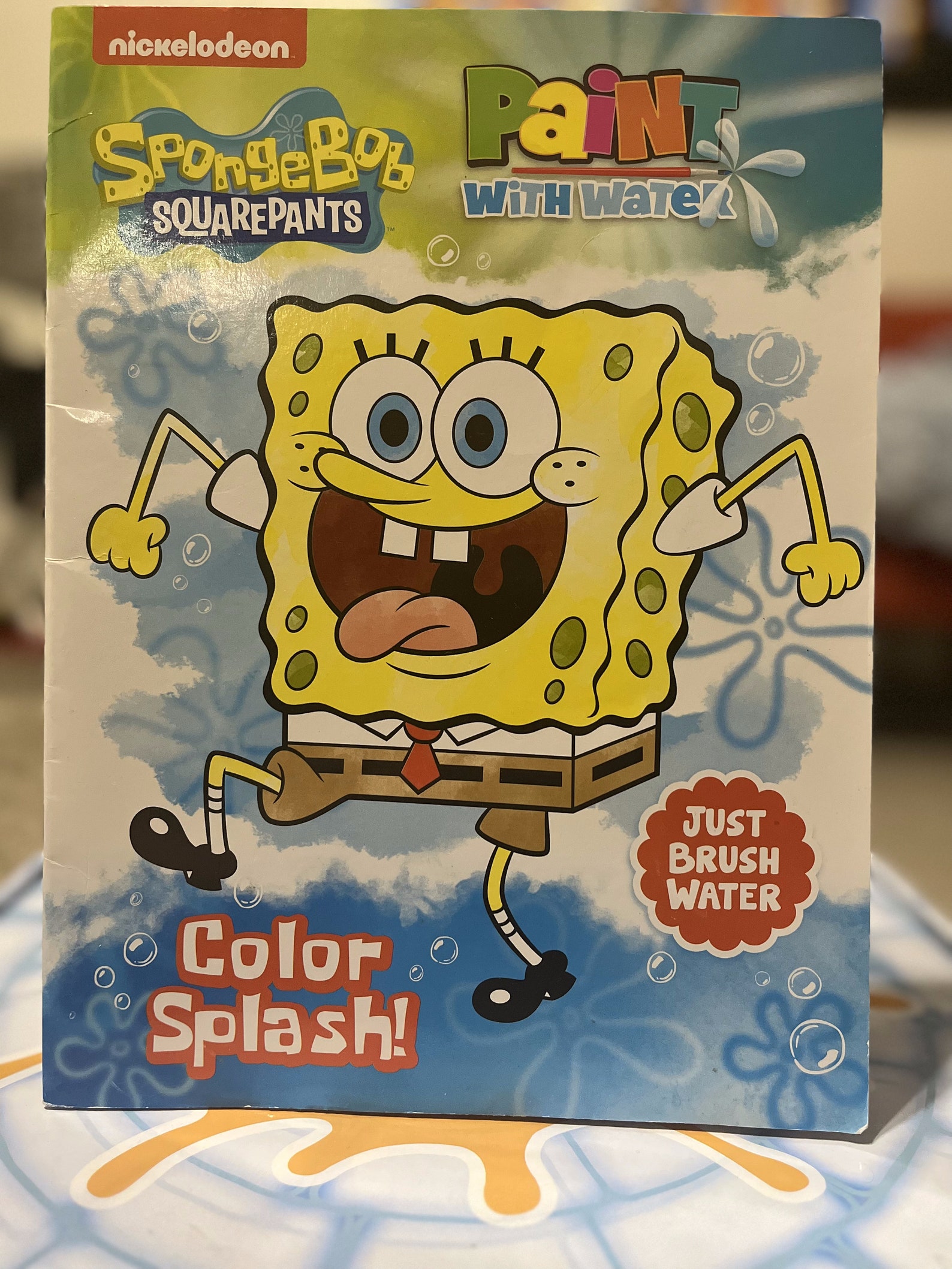 Spongebob Squarepants Activity Book: Paint W/ Water - Etsy