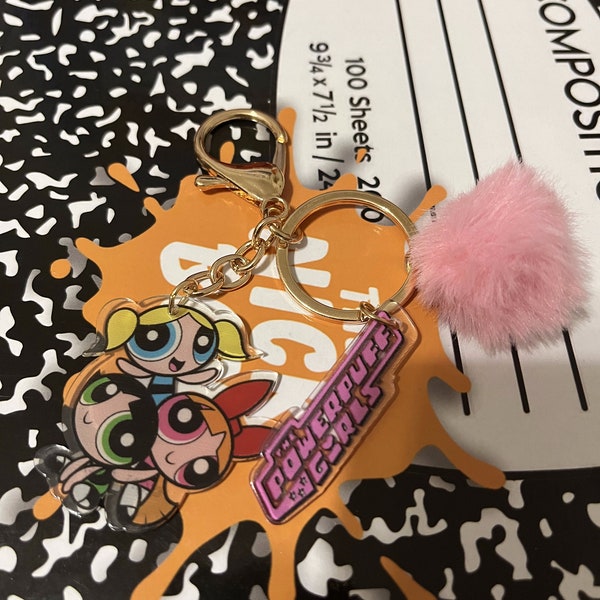 Powerpuff Girls Keychain - Etsy