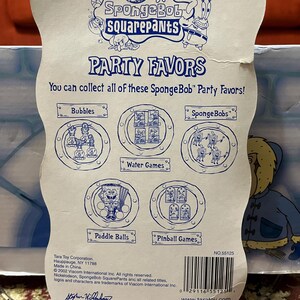 2002 Spongebob Squarepants Paddle Balls Party Favors - Etsy
