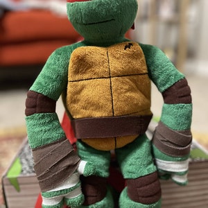 Teenage Mutant Ninja Turtles Raphael Plush Backpack toddlers - Etsy