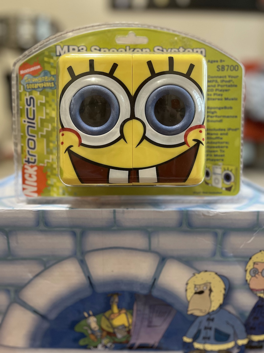 SEALED! 2006 Spongebob MP3 Speaker System - Etsy