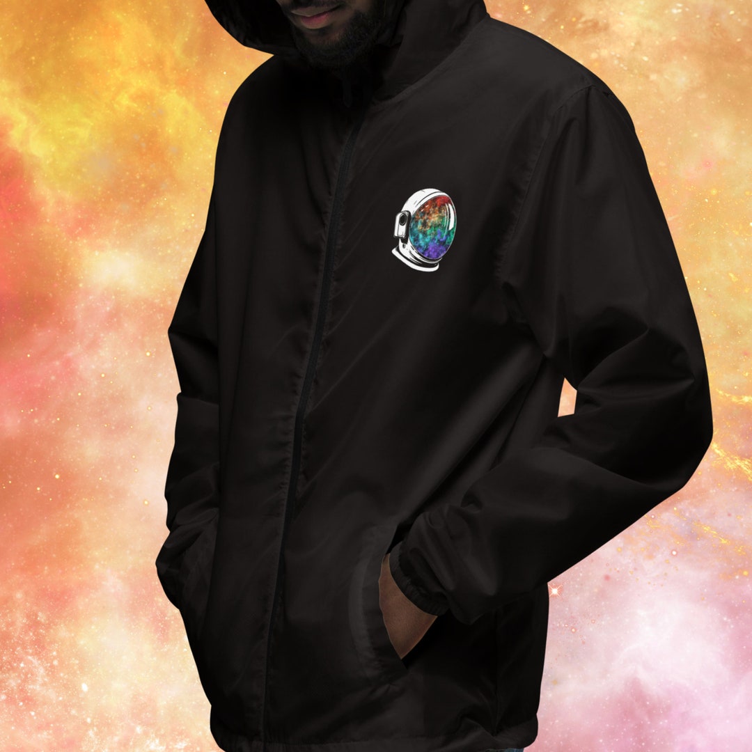 LGBTQ Rainbow Pride Flag Astro Galaxy Windbreaker - Etsy