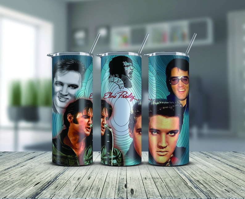 Elvis Presley Tumbler Wrap Png | Famous People Tumbler | Celebrities ...
